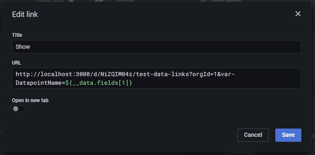Field override does not work for TimeSeries, if field to override contains string data (numbers ...
