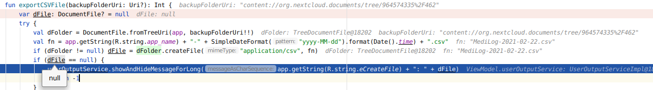 DocumentFile.createFile returns null instead of creating a file · Issue #8028 · nextcloud ...
