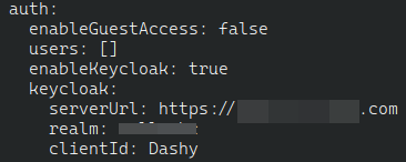 [BUG] Keycloak 18 not working · Issue #954 · Lissy93/dashy · GitHub