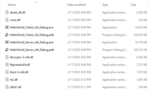 gRPC in a dll · Issue #1 · thommyho/Cpp-gRPC-Windows-PreBuilts · GitHub