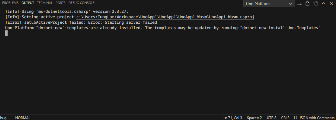 Can't get xaml intellisense in VSCode · unoplatform uno · Discussion #13858 · GitHub