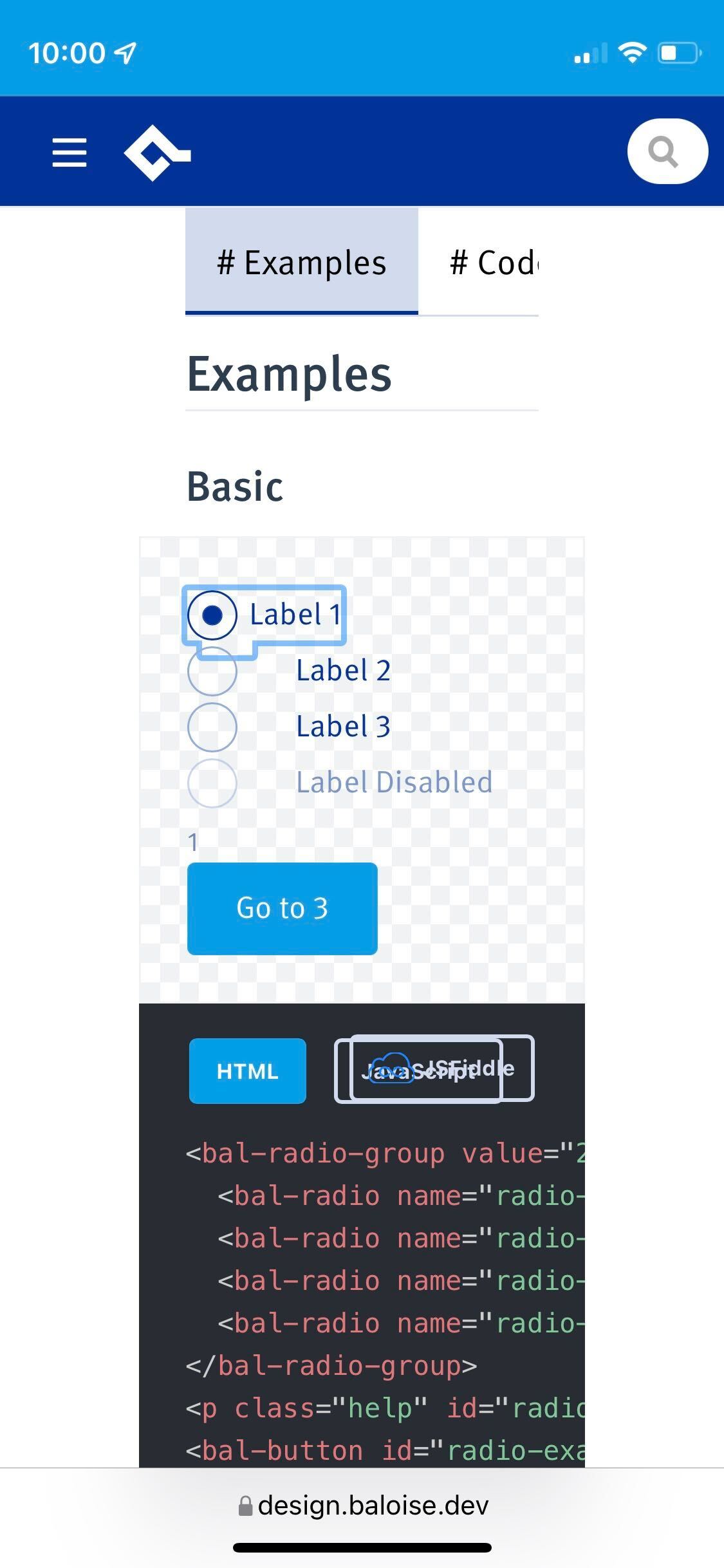Radio Buttons have inconsistent shade on mobile · Issue #386 · baloise/design-system · GitHub