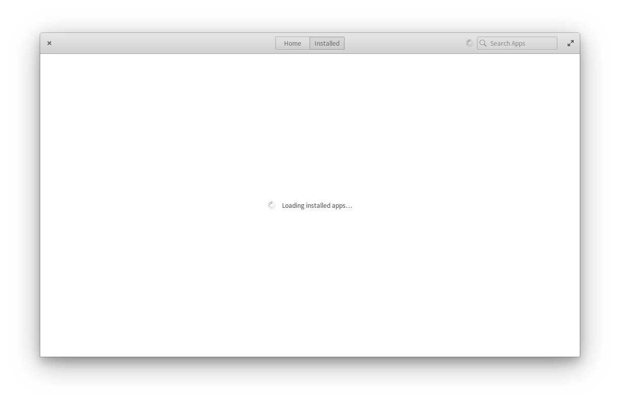 Inappropriate message when Installed View first shown · Issue #975 · elementary/appcenter · GitHub