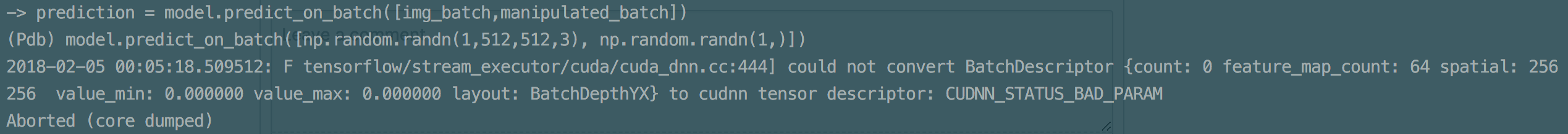 "CUDNN_STATUS_BAD_PARAM" raised when running MNIST expert tutorial on GPU · Issue #2107 ...