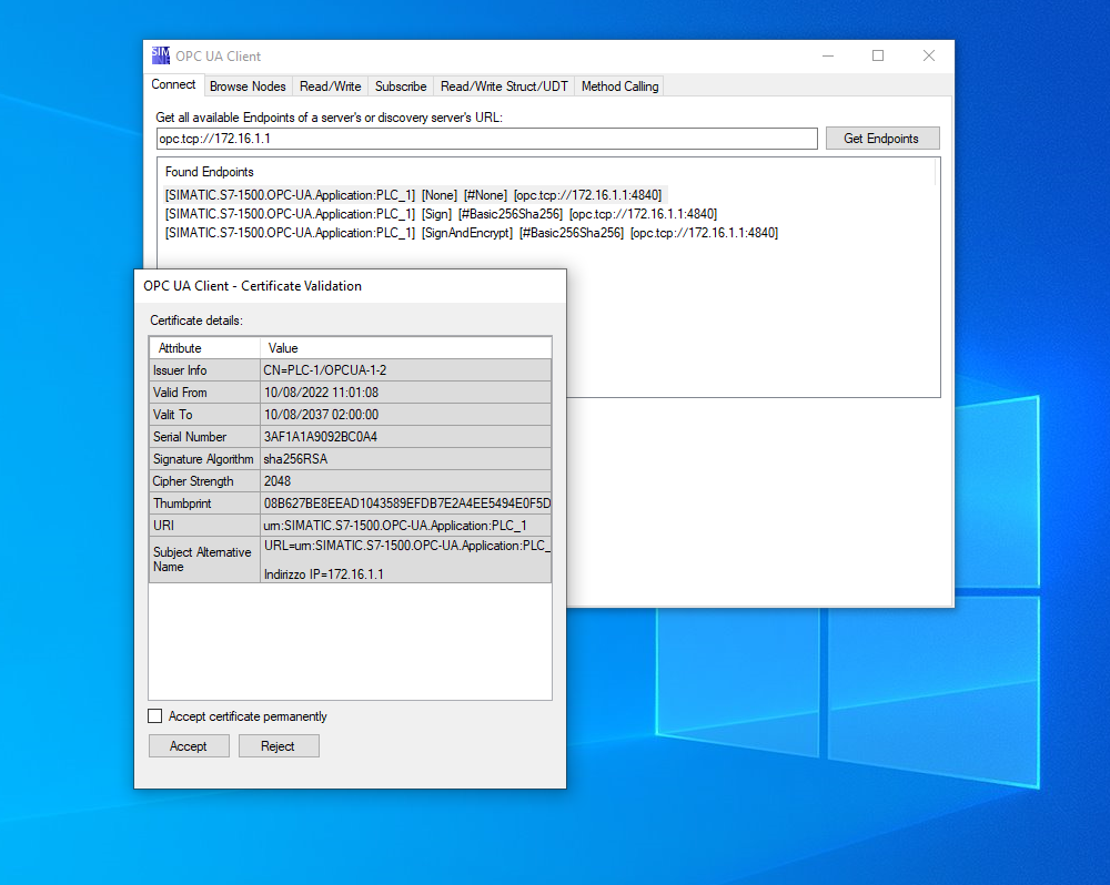 Simatic S7 1500 - connection issues · Issue #1143 · FreeOpcUa/opcua-asyncio · GitHub
