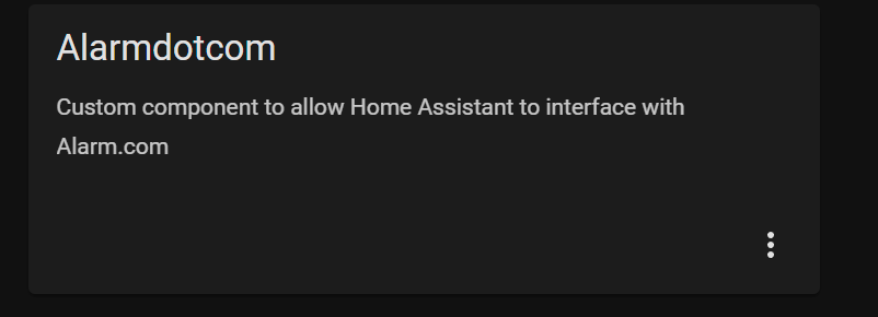 Integration does not show up despite being added · Issue #80 · pyalarmdotcom/alarmdotcom · GitHub