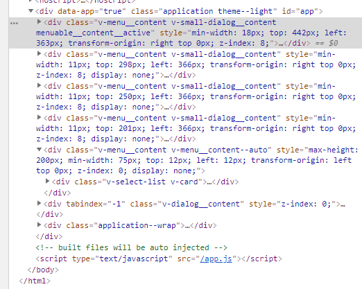 [Bug Report] Dont delete v-dialog elements from DOM after close or save ...