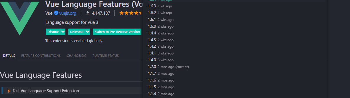 I can't upgrade to 1.6.4 · Issue #3180 · vuejs/language-tools · GitHub