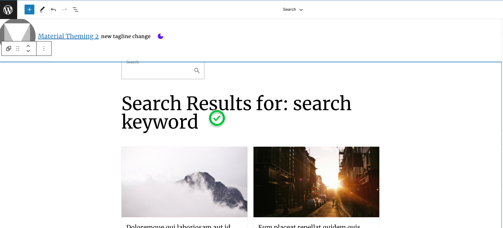FSE - Search block · Issue #226 · material-components/material-design ...