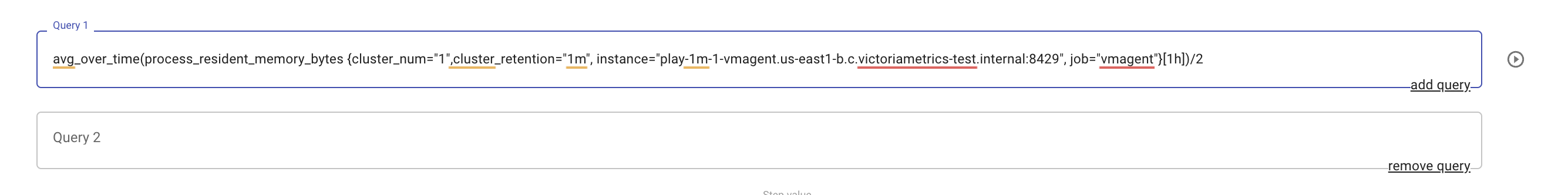 vmui: delete query icon can be misleading · Issue #3101 · VictoriaMetrics/VictoriaMetrics · GitHub