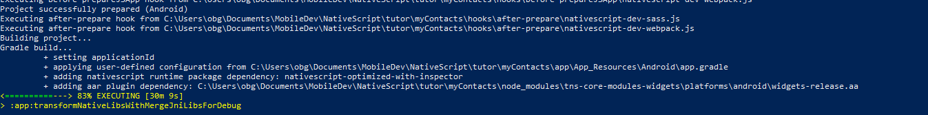 Run On Android Takes Too Long Too Slow · Issue 6400 · Nativescriptnativescript · Github