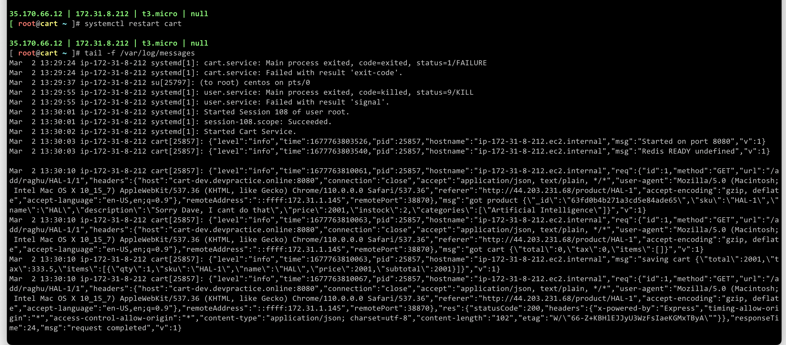 ERROR [object Object] - Error adding in Cart · learndevopsonline learndevopsonline · Discussion ...