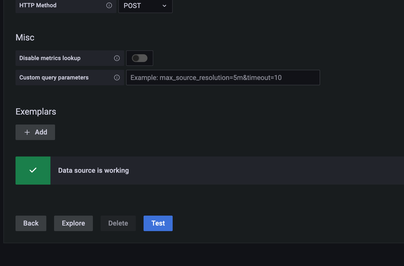 same datasoure url,but only one can receive metrics · Issue #55604 · grafana/grafana · GitHub