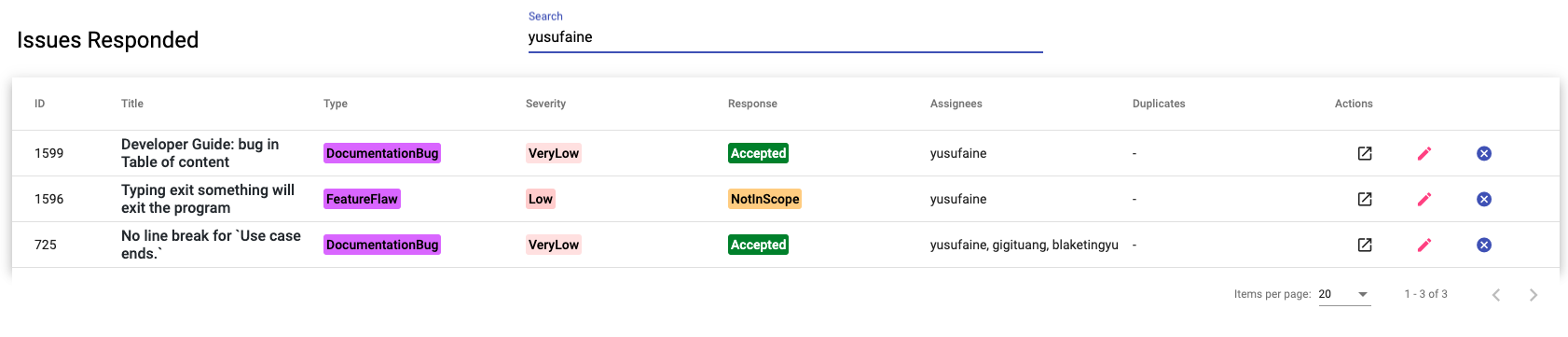 Searching for issues assigned to multiple users · Issue #931 · CATcher-org/CATcher · GitHub