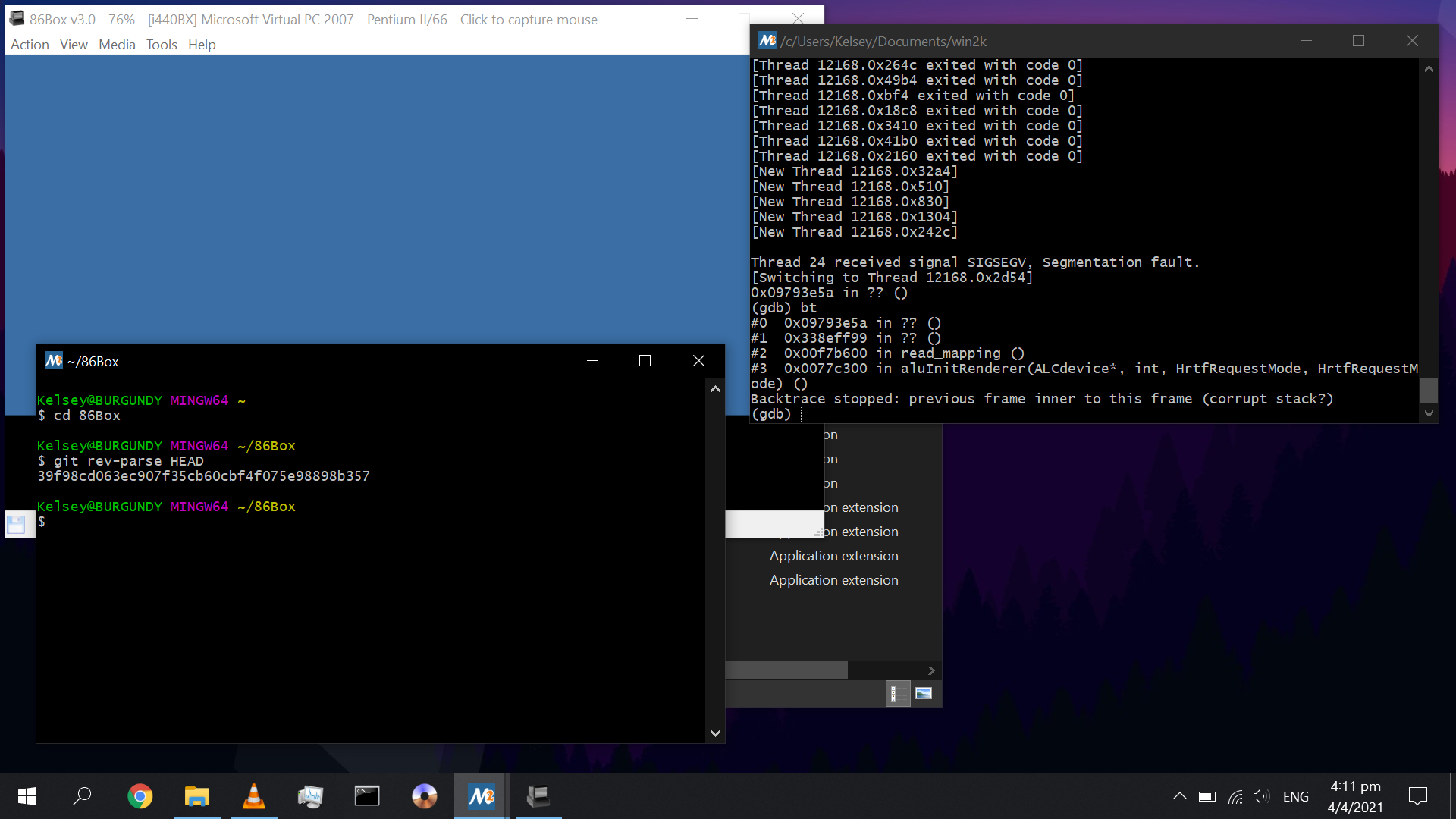 WinNT4/2k causes segfault on reboot · Issue #1335 · 86Box/86Box · GitHub