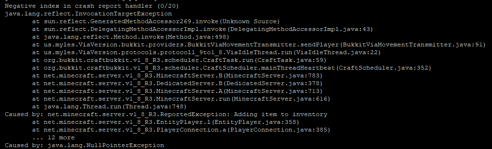 Adding item to inventory BUG, lost items · Issue #2019 · ViaVersion/ViaVersion · GitHub