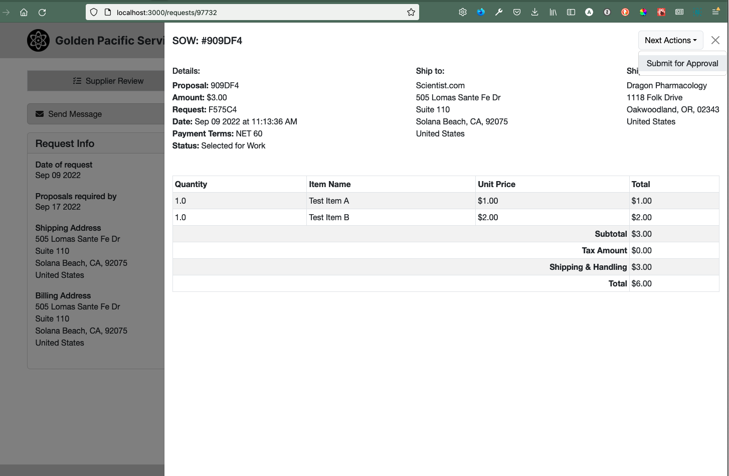 be able to accept an SOW · Issue #137 · assaydepot/webstore · GitHub