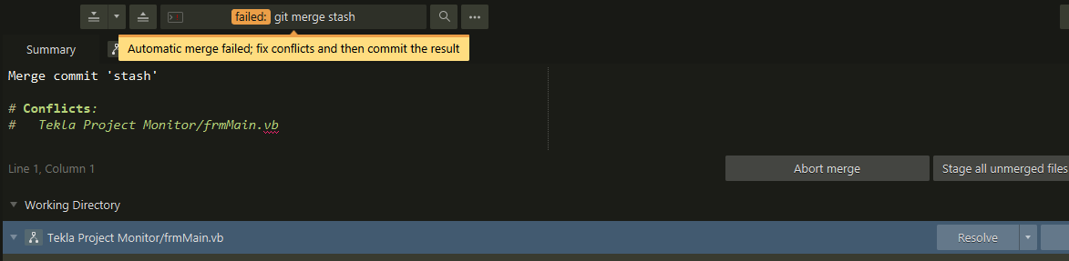 Can't merge from a branch named `stash` · Issue #1628 · sublimehq/sublime_merge · GitHub