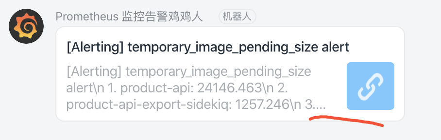 a question about dingding alarm message can not be fully displayed · Issue #28861 · grafana ...