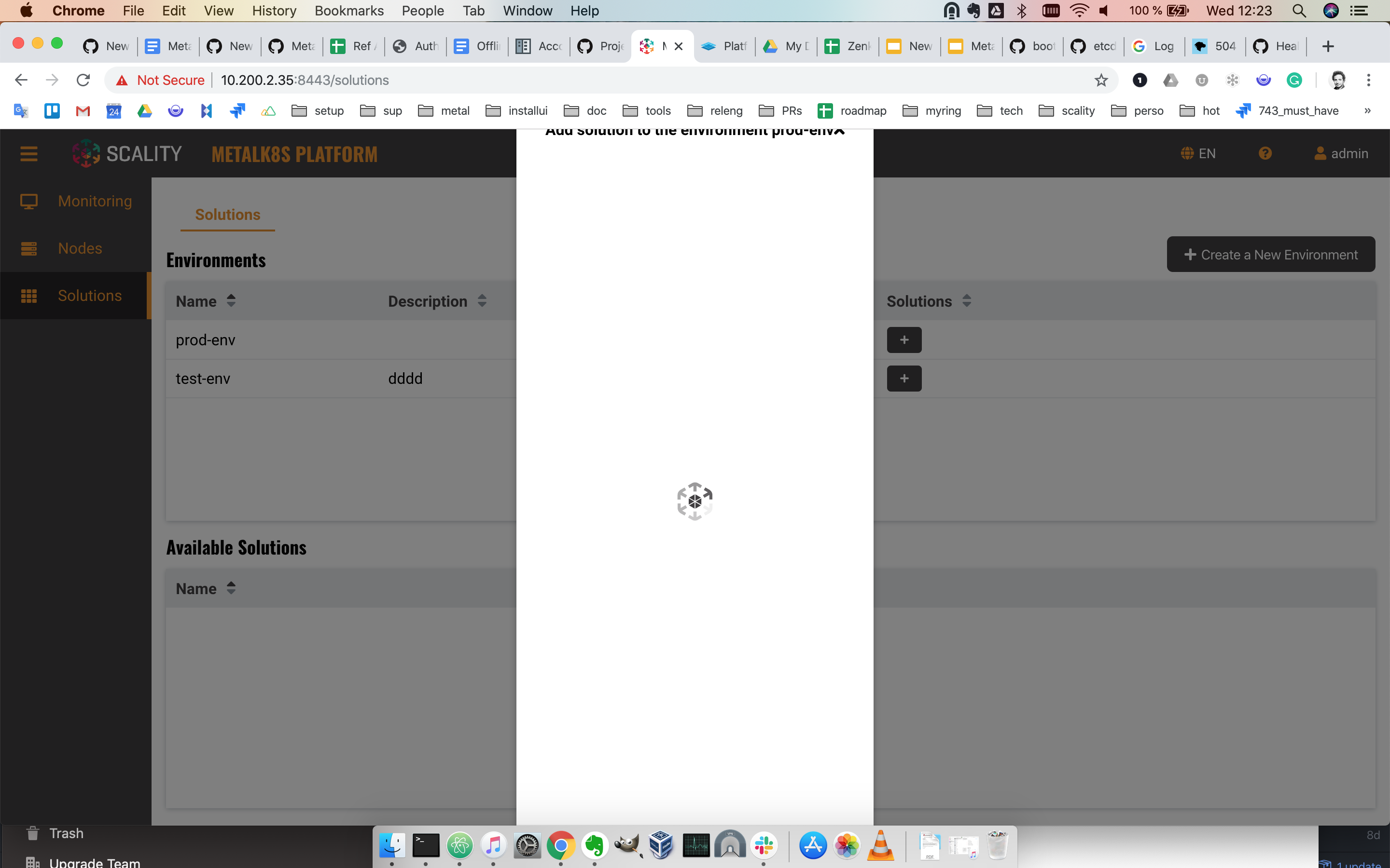Clicking on adding a solution when no solution is imported leads to frozen UI · Issue #2023 ...