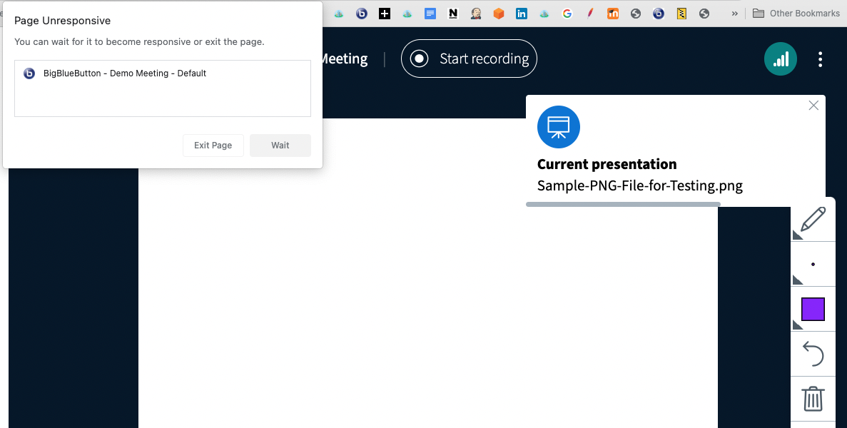 Uploading A 12mb Png Can Cause Client To Momentarily Freeze · Issue 15913 · Bigbluebutton 