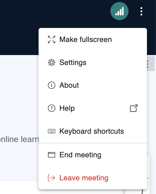 Leave vs End Meeting · Issue #15891 · bigbluebutton/bigbluebutton · GitHub