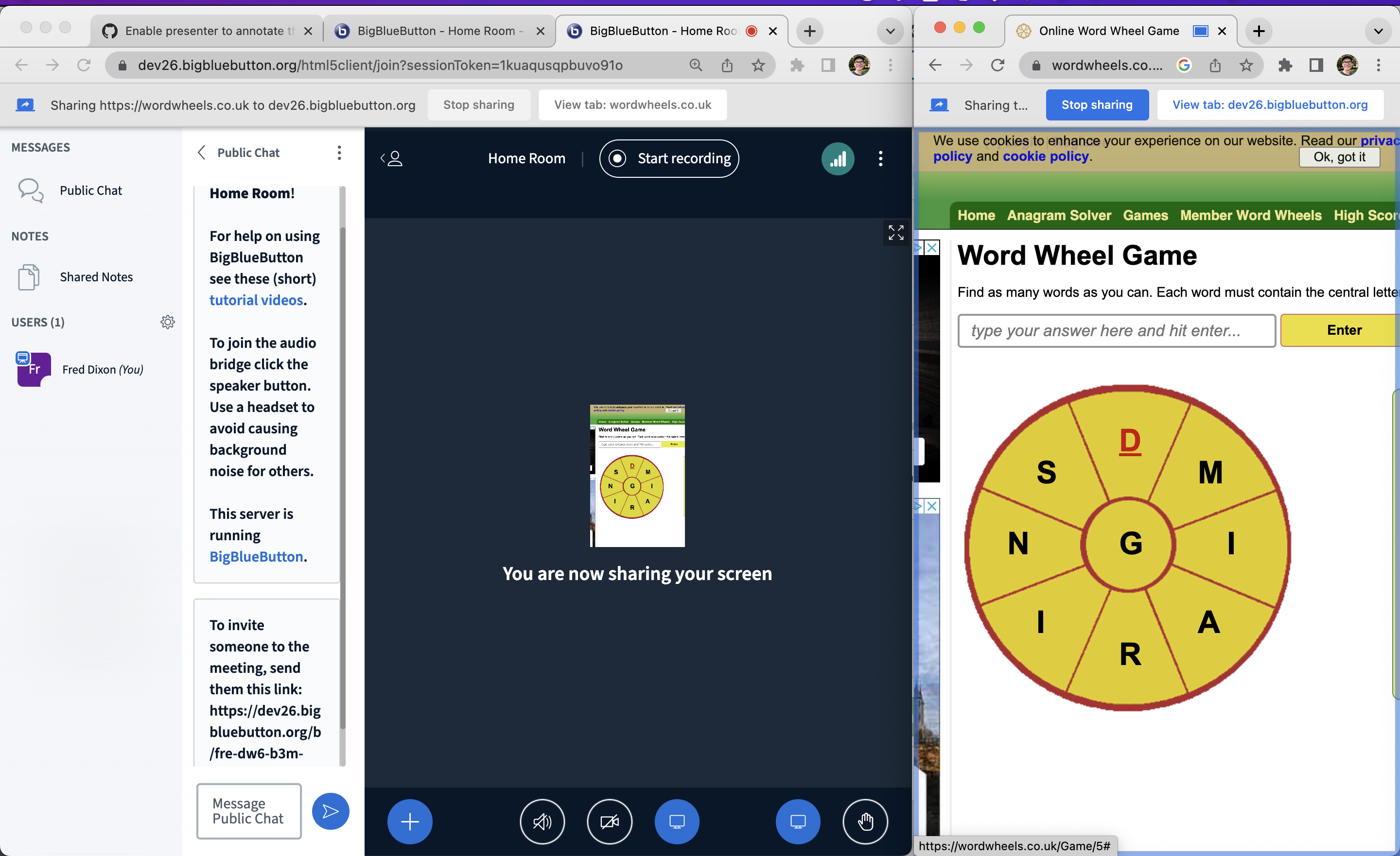 Enable presenter to annotate the screen sharing · Issue #5835 ...