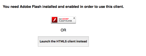 Desktop Safari given the option to launch the HTML5 client · Issue ...