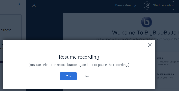 Align text in button to resume recording · Issue #7252 · bigbluebutton/bigbluebutton · GitHub