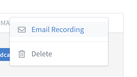 Email recording should e-mail a link to all recording formats · Issue ...