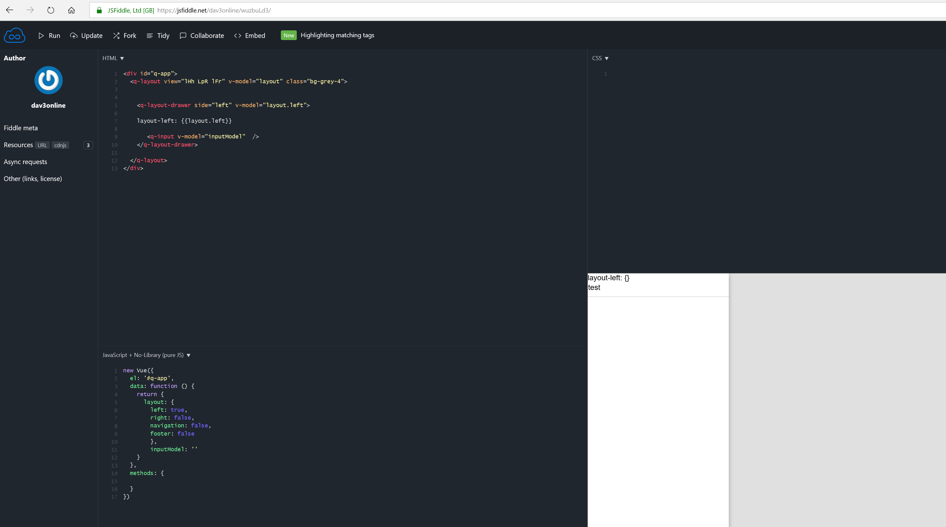 Bug: q-layout-drawer > q-input: Invalid prop · Issue #2079 · quasarframework/quasar · GitHub