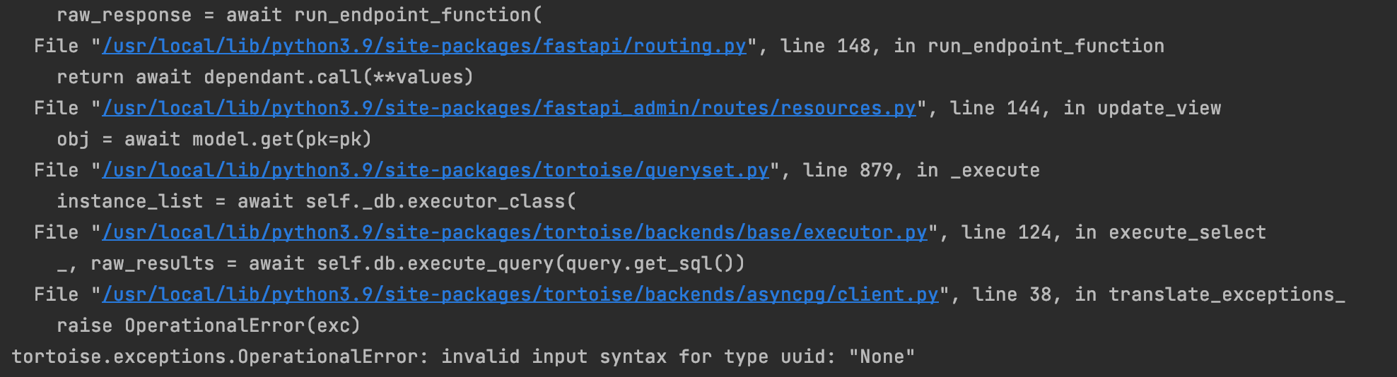 PK values only integer · Issue #52 · fastapi-admin/fastapi-admin · GitHub