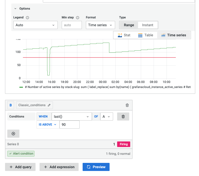 v9.3: Grafana alert-edit: Red line rendered at `80` can't be dragged or moved · Issue #57258 ...