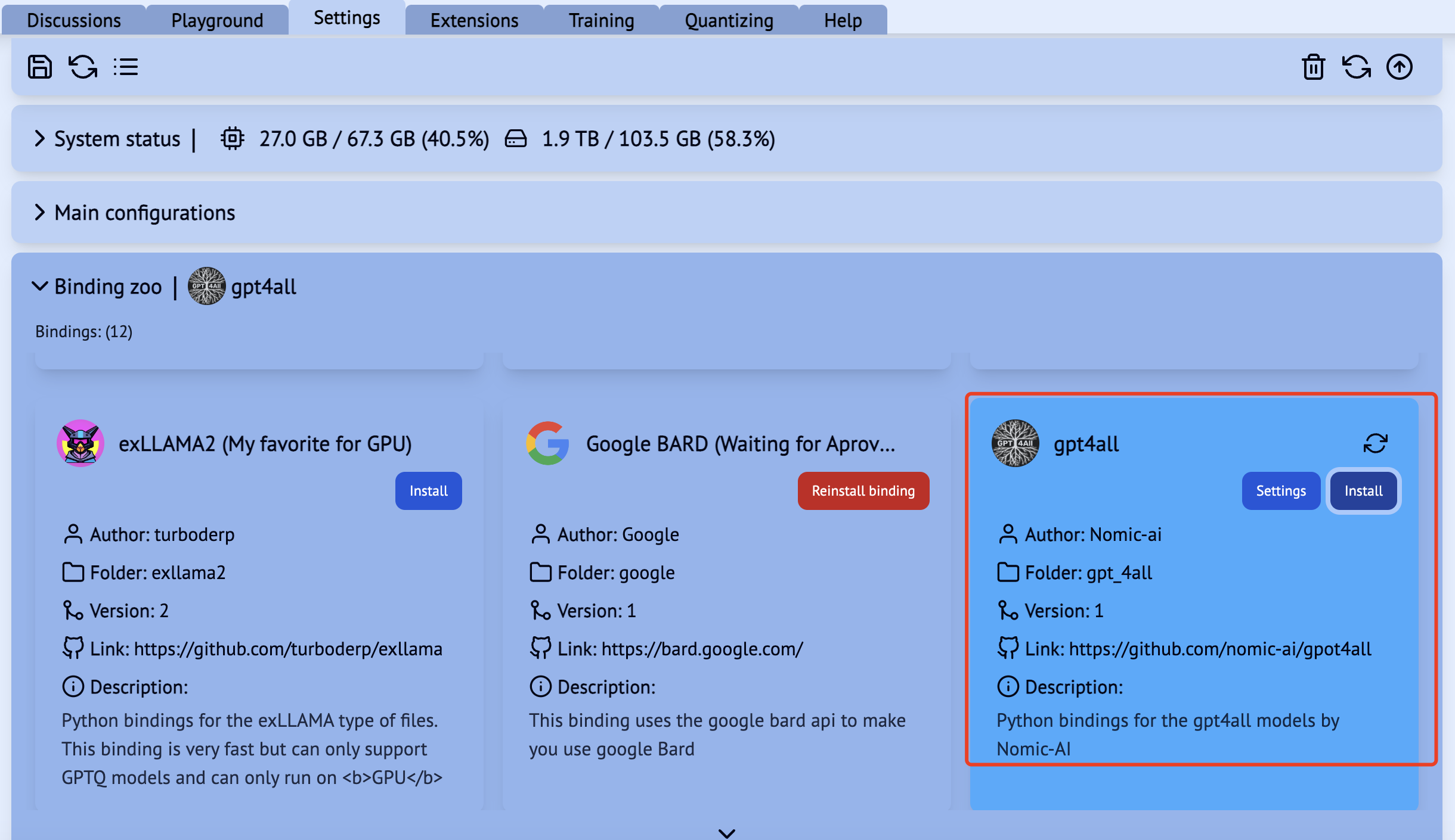 gpt4all installation error · Issue #415 · ParisNeo/lollms-webui · GitHub