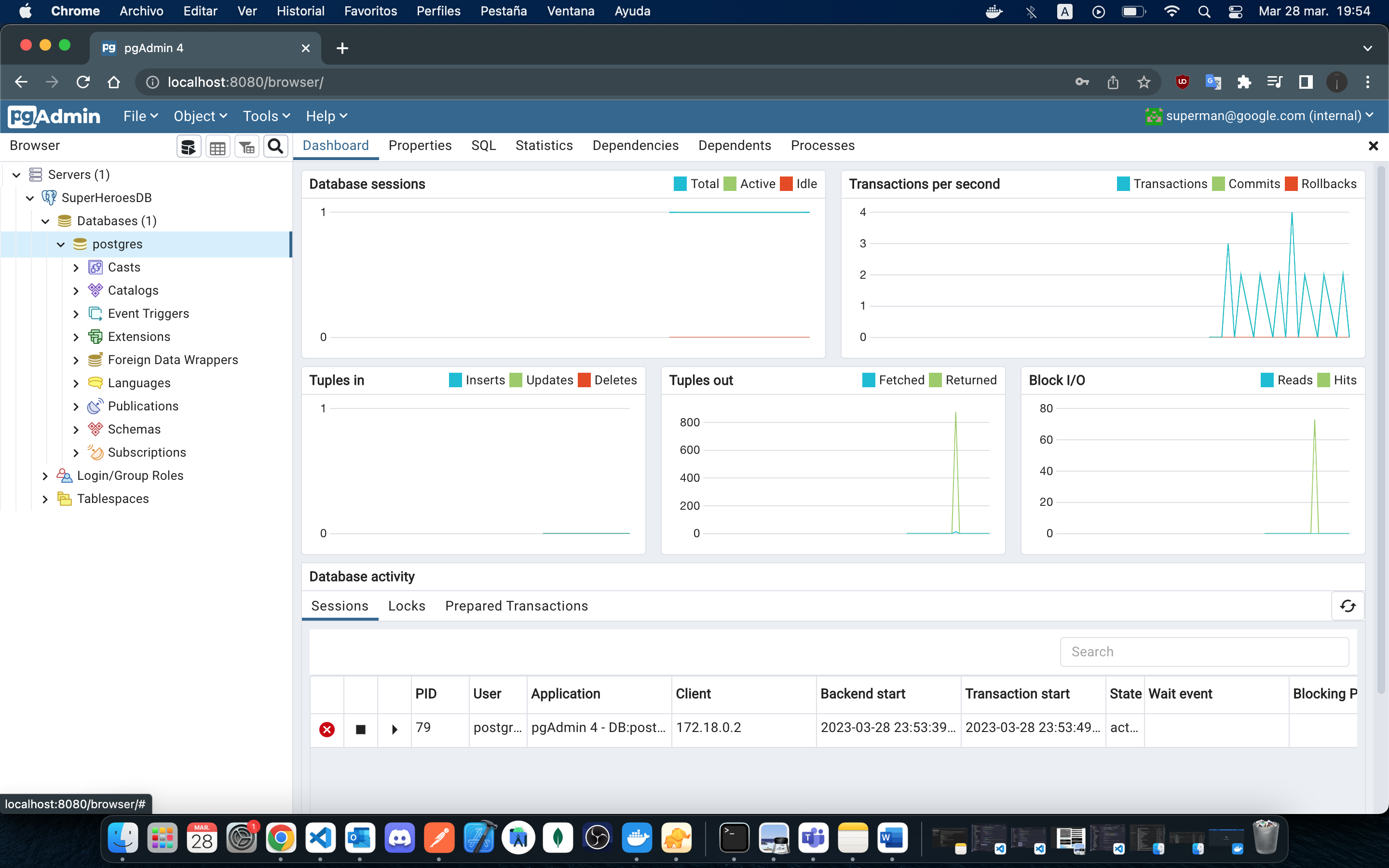 Tarea sobre PGAdmin y Postgres · GitHub
