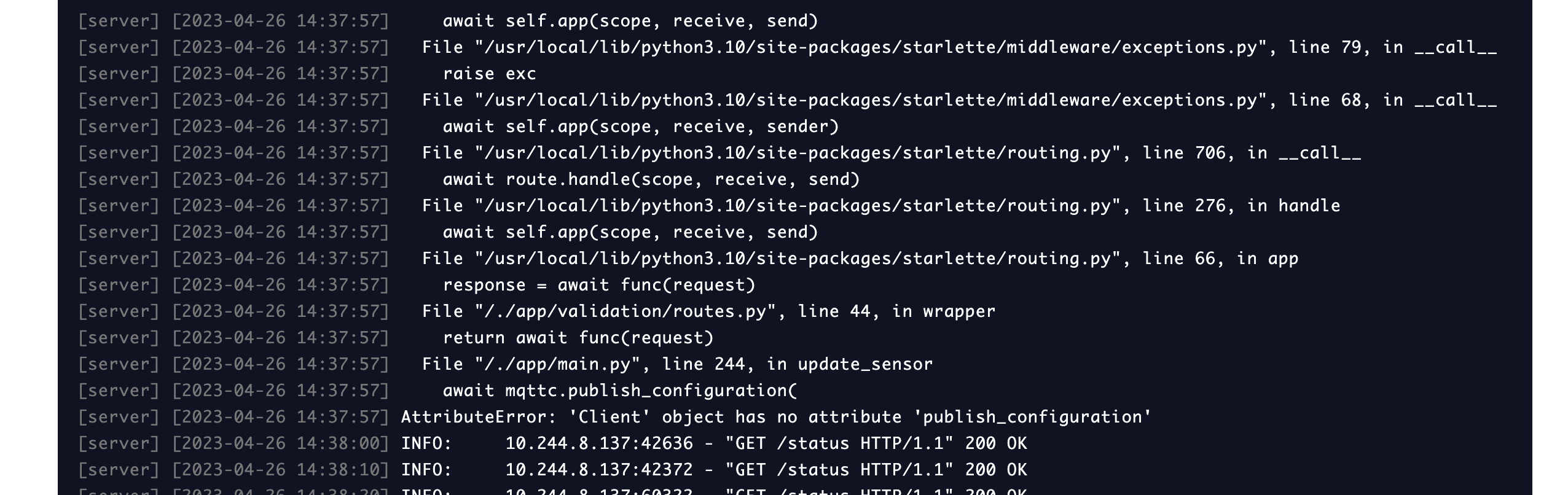 Cannot publish configuration to server · Issue #75 · tum-esm/hermes · GitHub