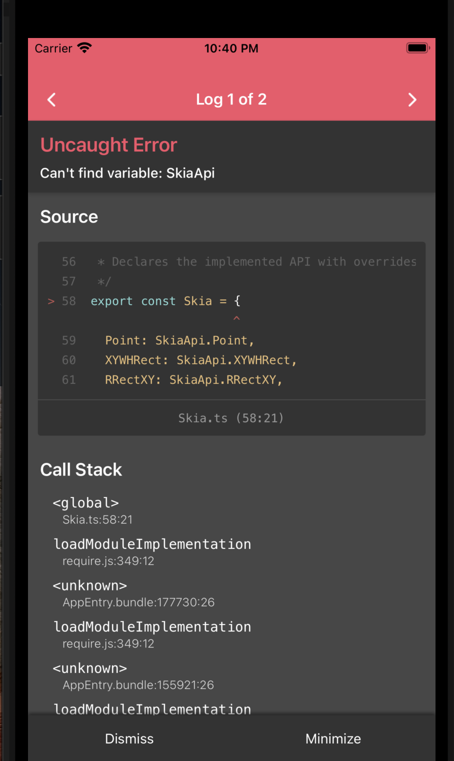 Facing Issue While Integrate · Issue 163 · Shopify React Native Skia · Github