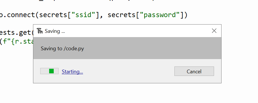 CircuitPython: Very long file saving time · Issue #2561 · thonny/thonny · GitHub