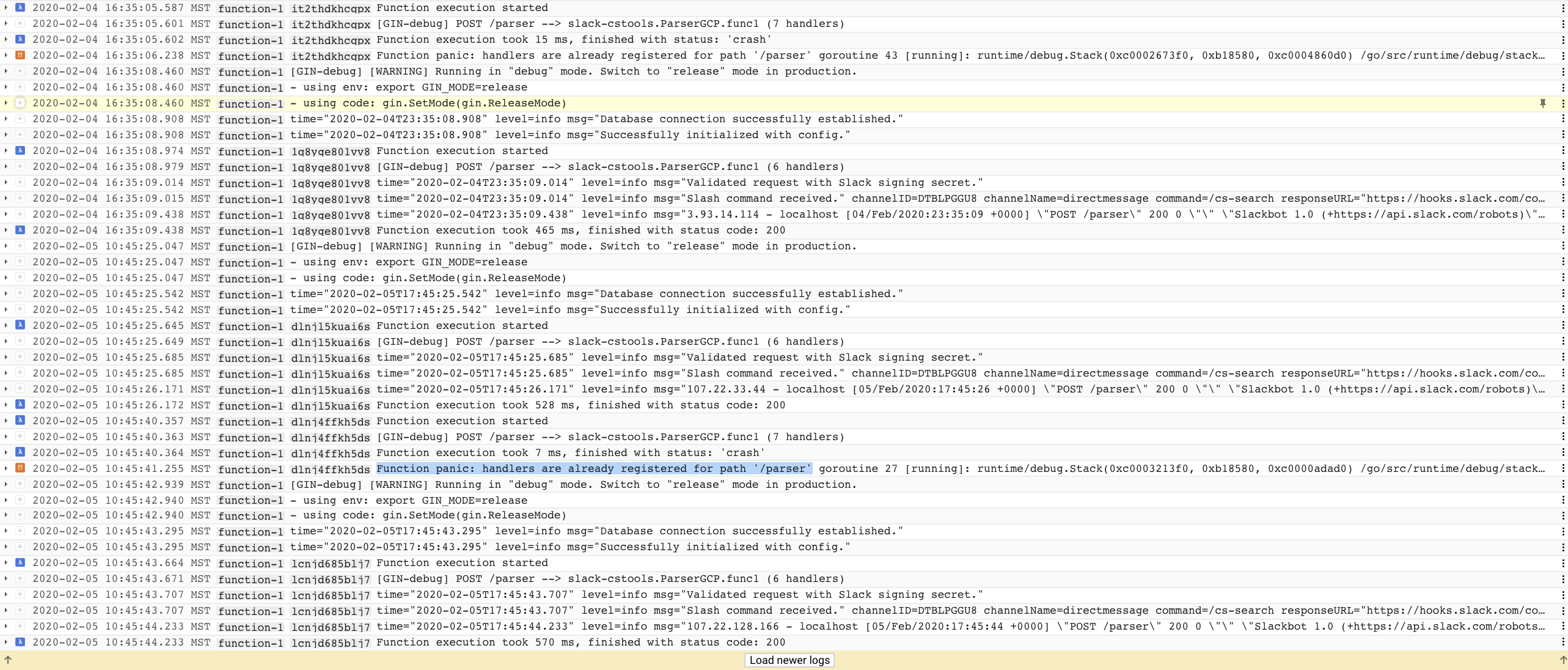 Google Cloud Function, "Function panic: handlers are already registered for path" · Issue #2225 ...
