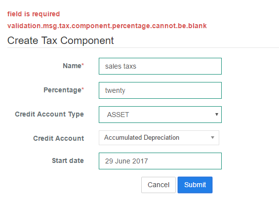 percentage field display blank message when entered value is text · Issue #2332 · openMF ...