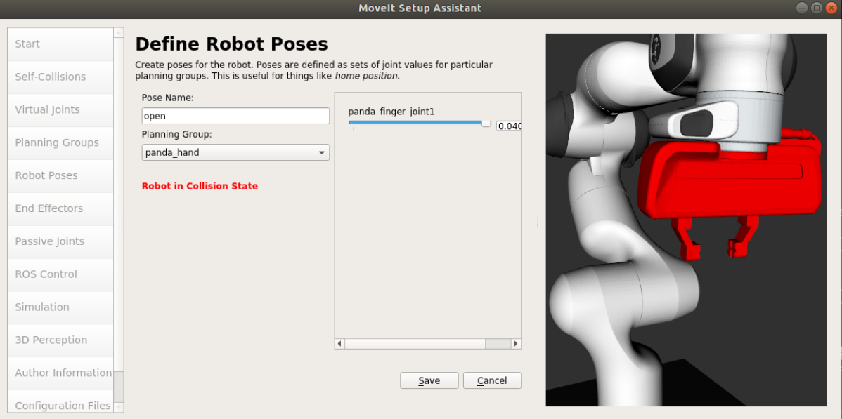 Passive joints not updated in robot pose definition with Moveit Setup Assistant · Issue #1905 ...