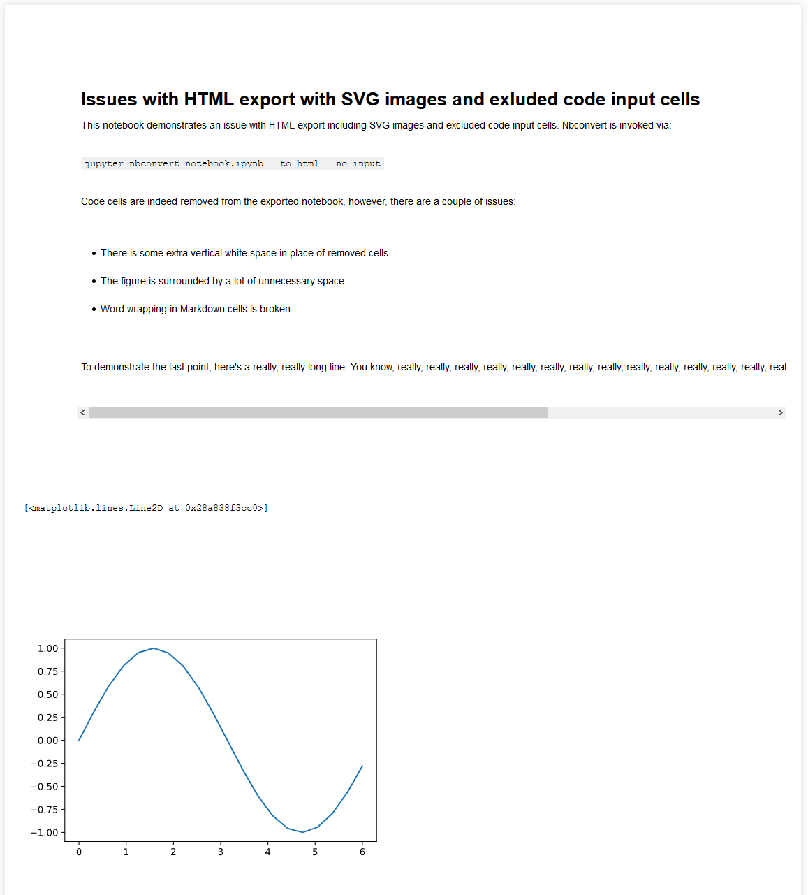 Issues with HTML export with SVG images from matplotlib · Issue #1084 · jupyter/nbconvert · GitHub
