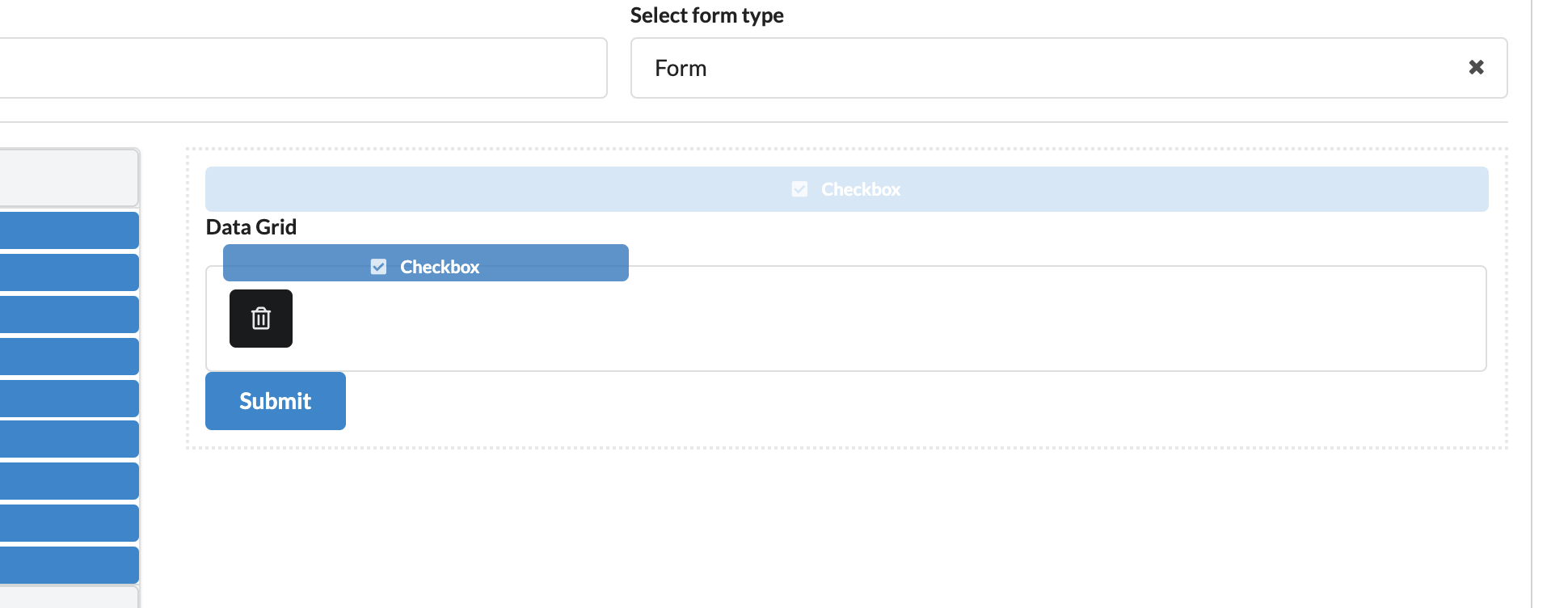 [BUG] Unable to add components to data grid · Issue #1340 · formio/formio.js · GitHub