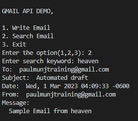 GitHub - paulmunj/gmailAPI: Python code to Demo gmail APIs