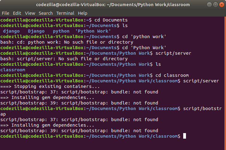 Error Installing Gem dependencies · Issue #1469 · github-education-resources/classroom · GitHub