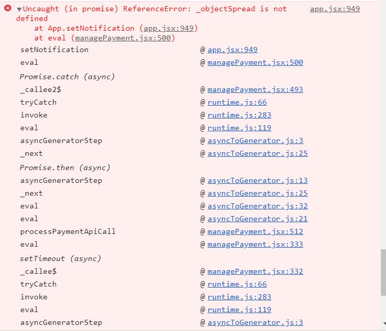 ReferenceError: _objectSpread is not defined · Issue #12966 · babel/babel · GitHub