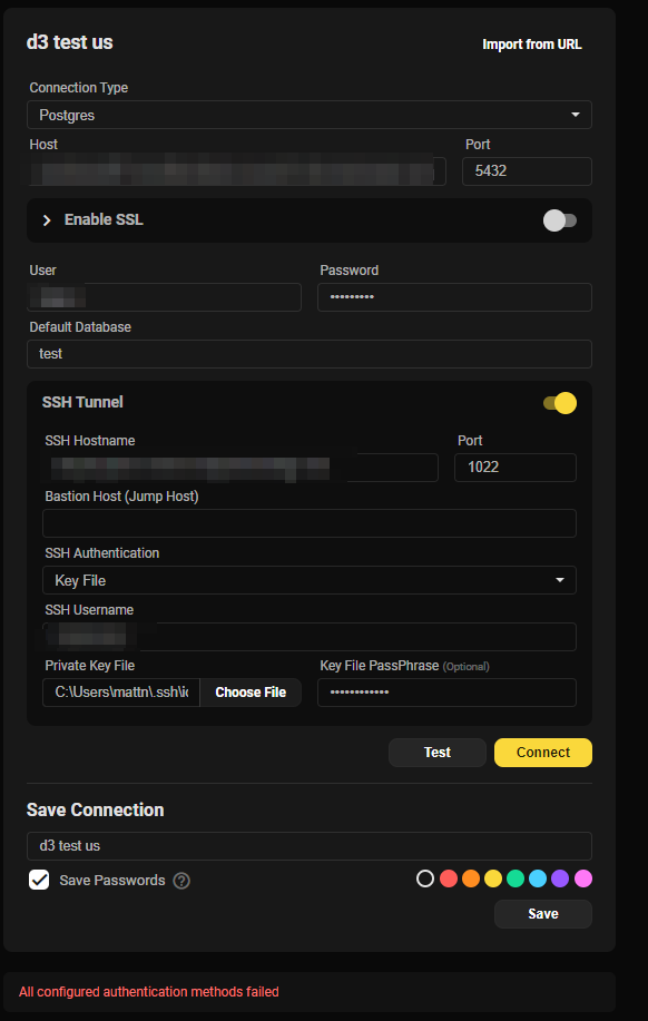 BUG: Windows SSH Tunnel "All configured authentication methods failed" · Issue #801 · beekeeper ...