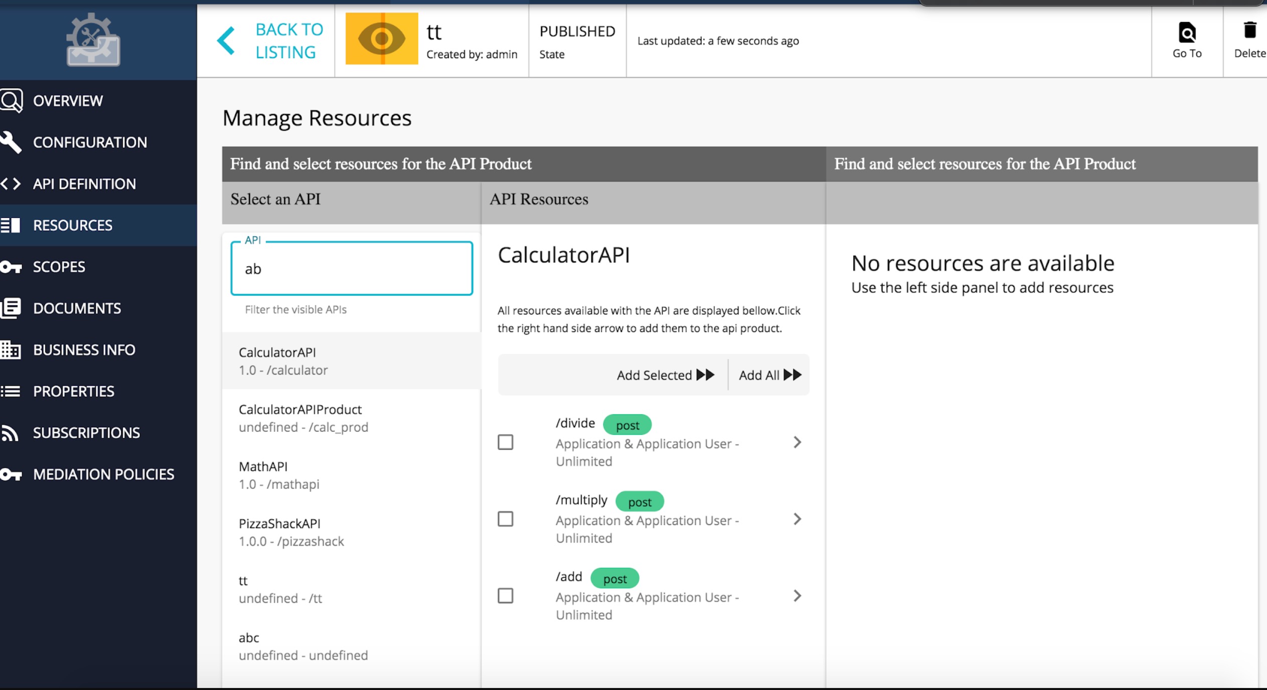 API Product resource search and apiList should only show Rest API lists · Issue #5863 · wso2 ...