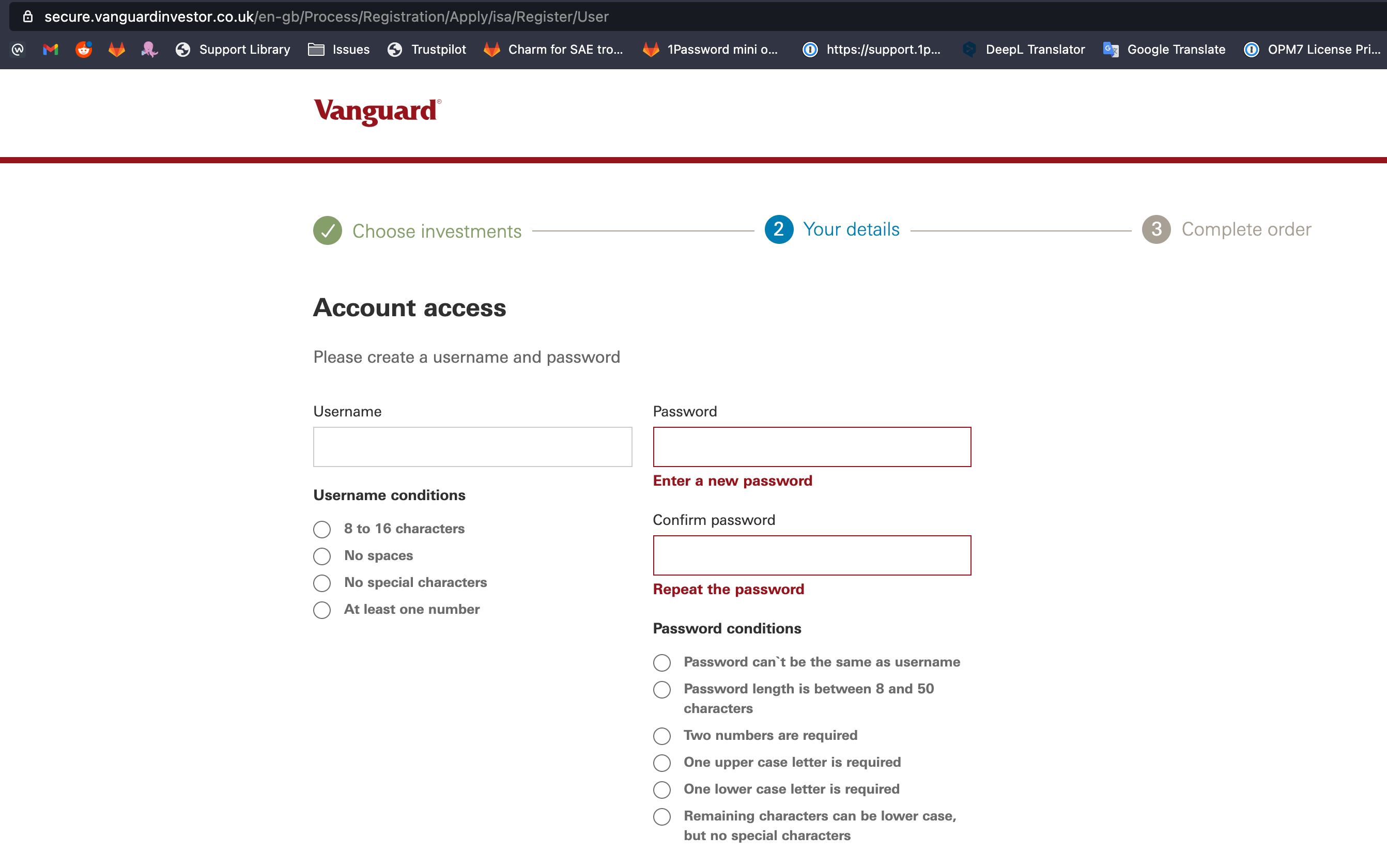 Quirk Suggestion: Vanguard UK · Issue #415 · apple/password-manager-resources · GitHub