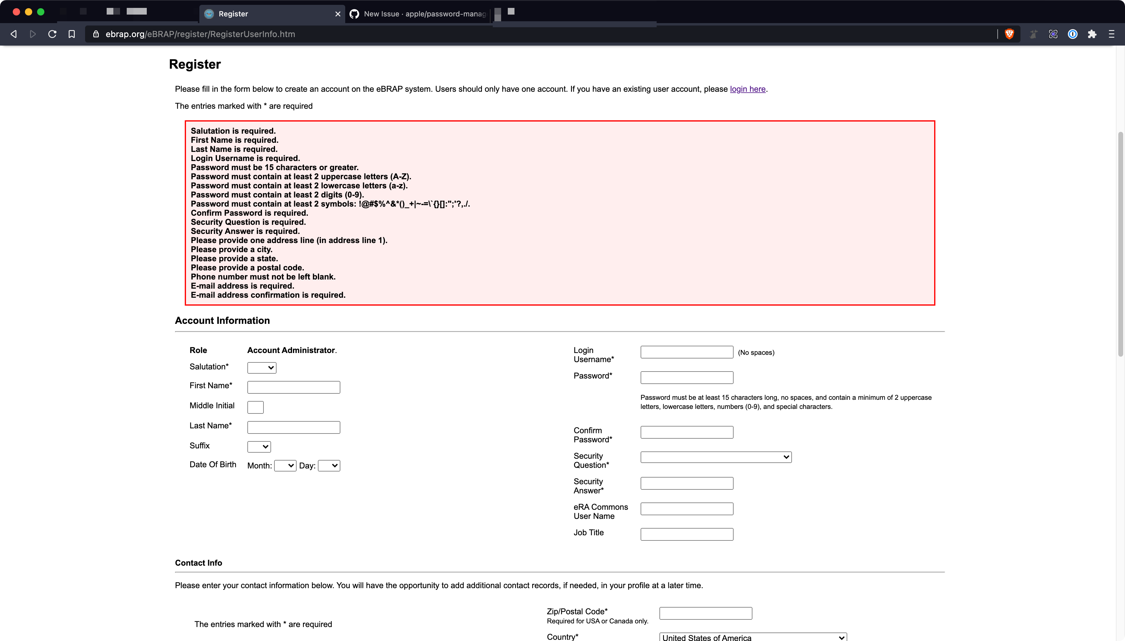 Quirk suggestion: eBRAP · Issue #448 · apple/password-manager-resources · GitHub